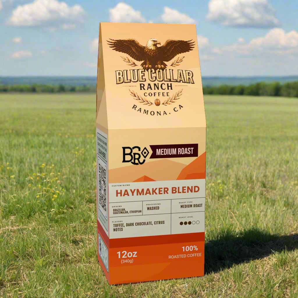 Haymaker Blend | Balanced Medium Roast Coffee | Blue Collar Ranch Coffee